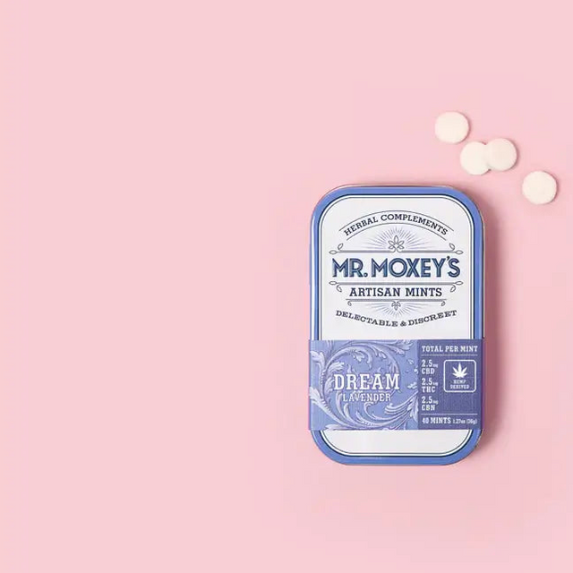 The original low dose THC & CBD mints | Mr. Moxey's
